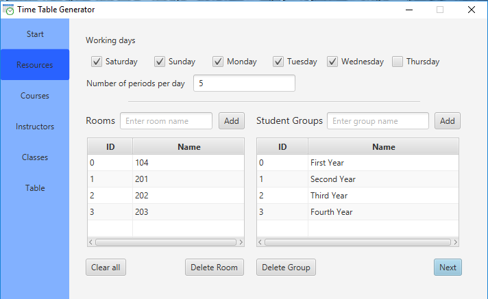 Github Mahmoudtarek97 Timetable Generator An Automated Time Table